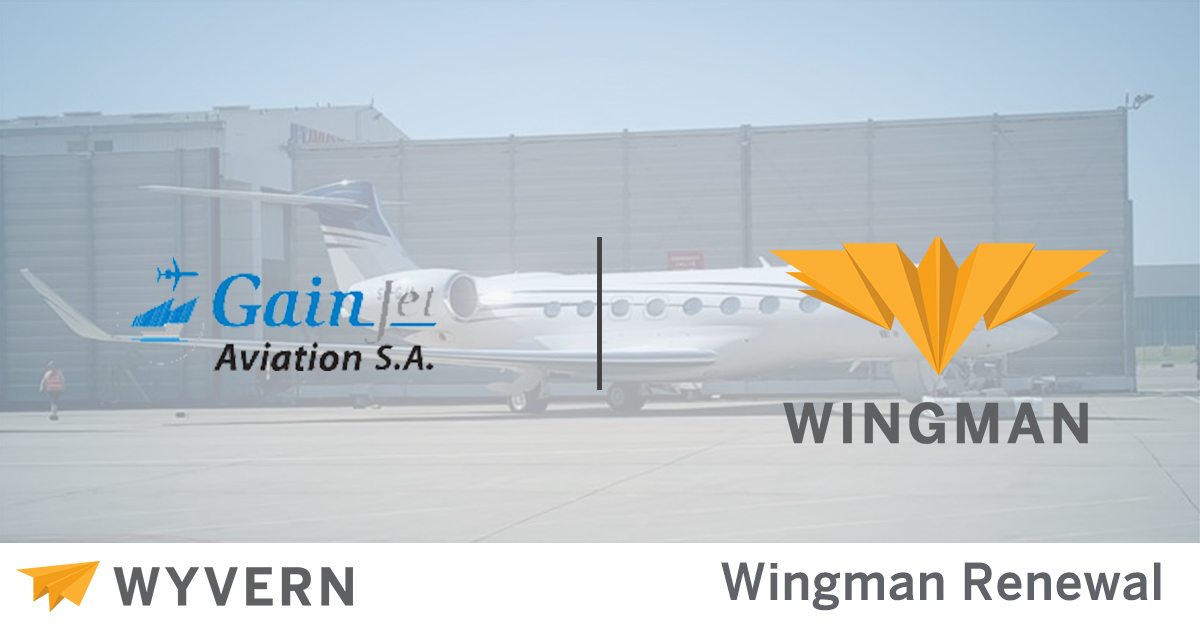 GainJet Aviation Renews their WYVERN Wingman Certification! - WYVERN