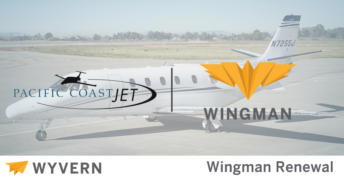 Pacific Coast Jet Renews their WYVERN Wingman Certification! - WYVERN